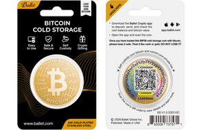 Ballet Bitcoin/XRP Cold Storage Coin